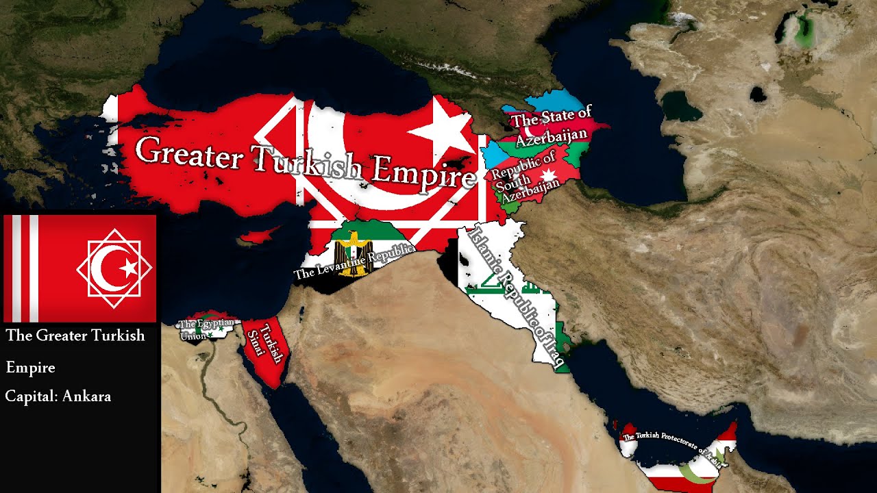 Mapping Speedart-The Greater Turkish Empire - YouTube
