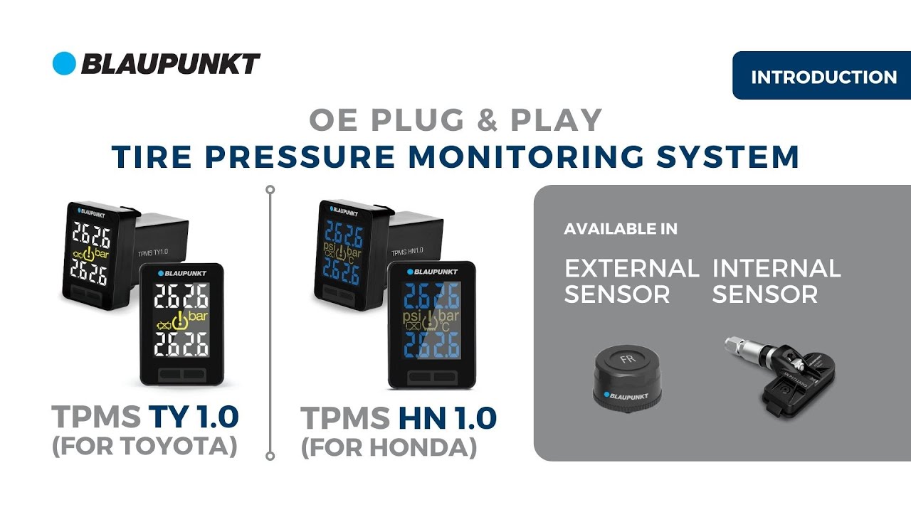 Tire Pressure Monitoring System Fit for Toyota & Honda - YouTube