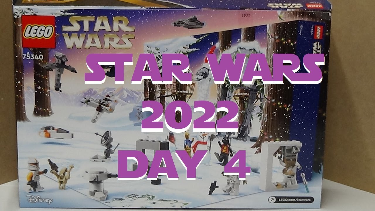 LEGO 75340 STAR WARS ADVENT CALENDAR DAY 4 - YouTube
