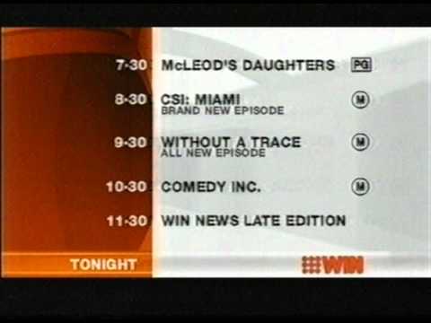WIN Television Lineup 2005 - YouTube