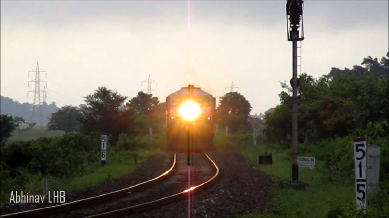 Imported EMD GT46PAC WDP4 #20004 leads Dibrugarh Rajdhani - YouTube
