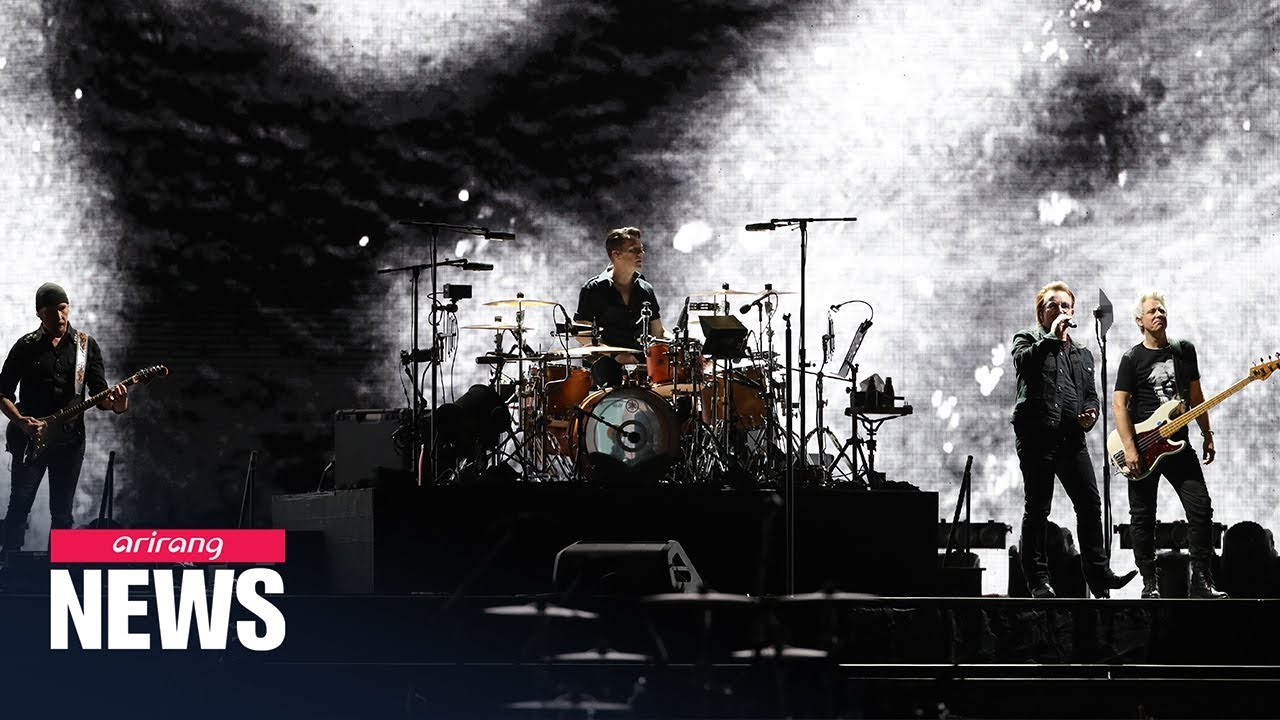 Irish rock band U2 performs first concert in S. Korea in their 43-year ...