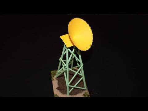 Paper cell phone tower project /Papier selfoontoring projek - YouTube