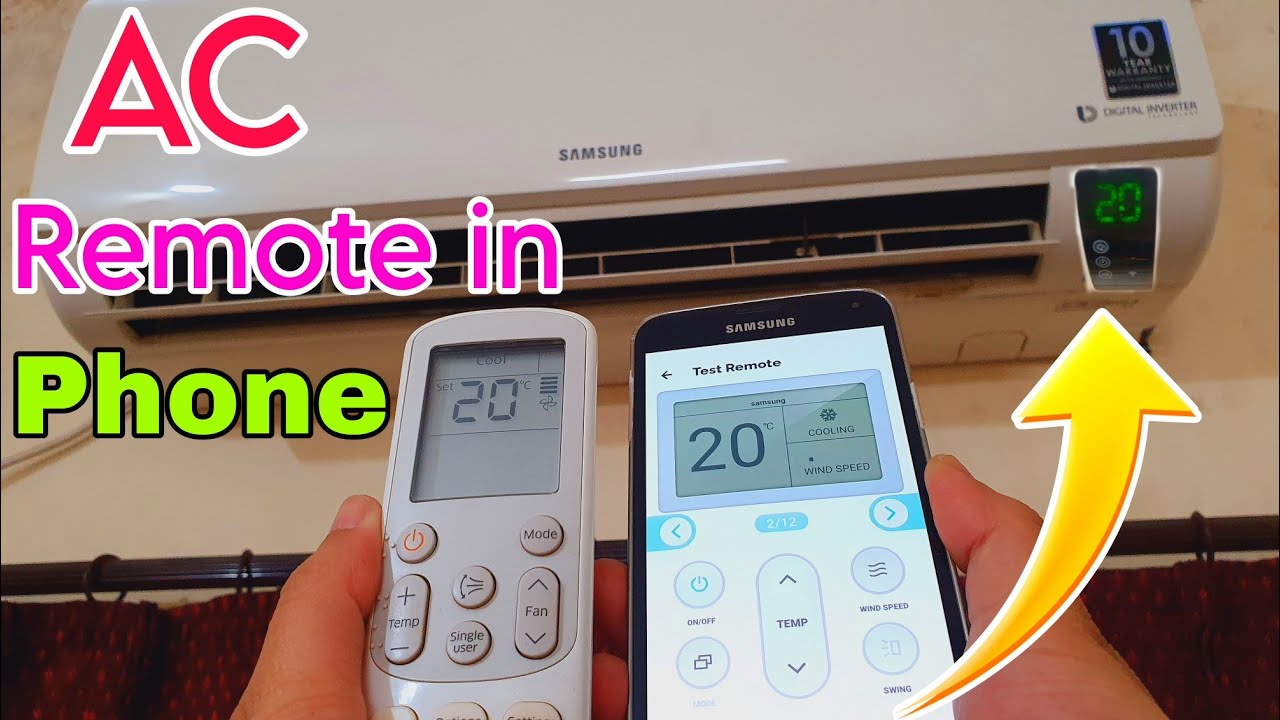 How To Use Your Phone As AC Remote Control | control ac with mobile ...
