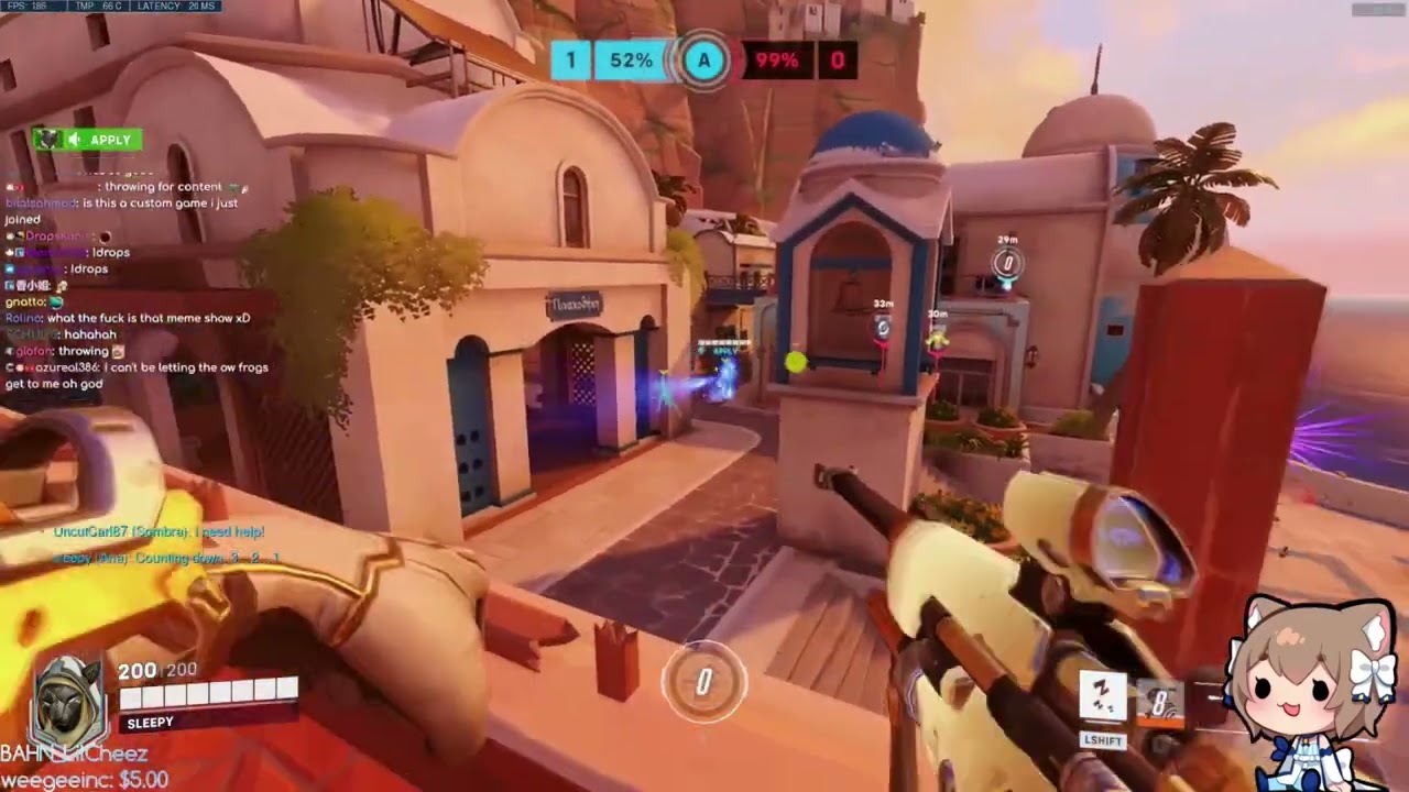 Sleepy ANA Overwatch 2 Beta Test Gameplay - YouTube