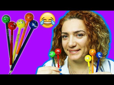 Mira 'nın Kalemleri İçin Emoji Başlık Yaptım | Sanat Köşesi Etkinliği