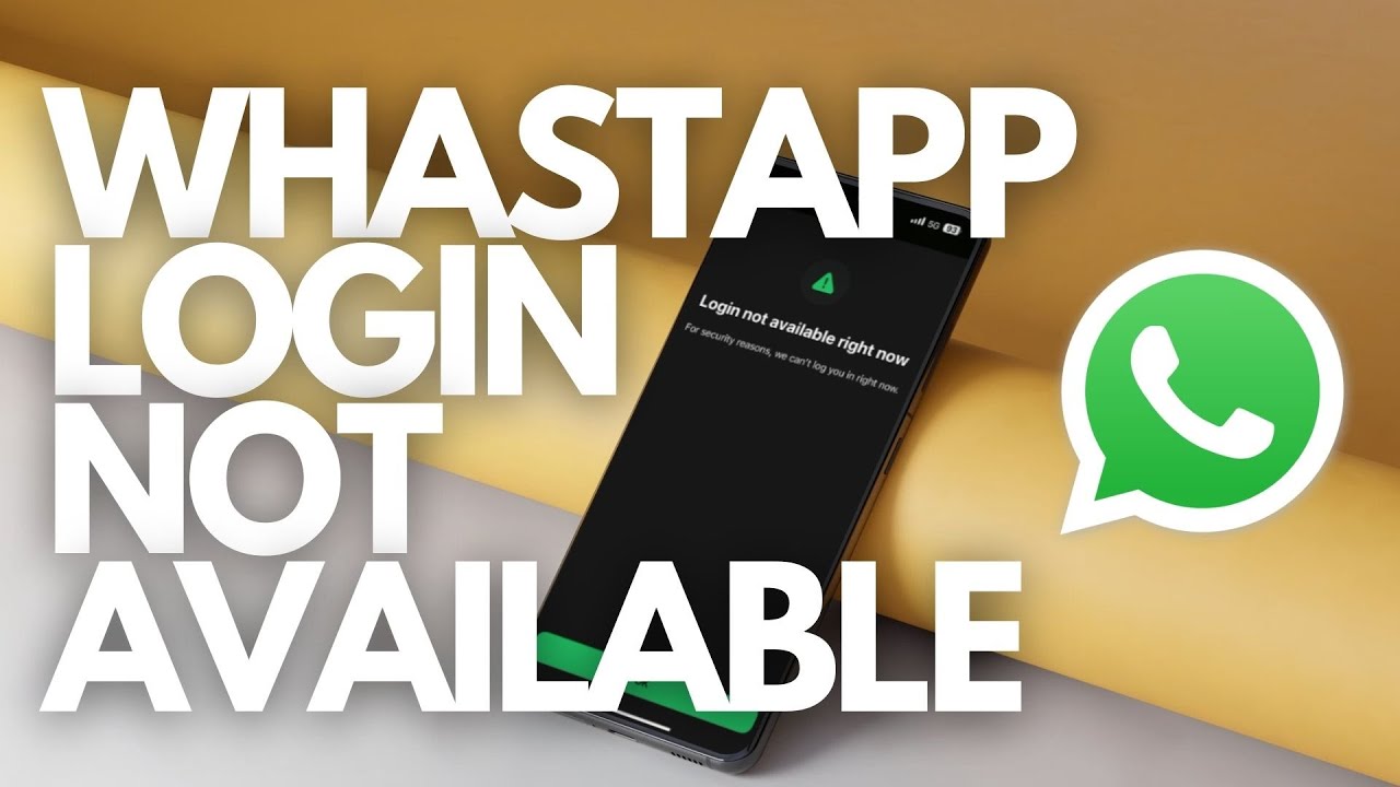 Login not available right now on WhatsApp | How to fix Login not ...