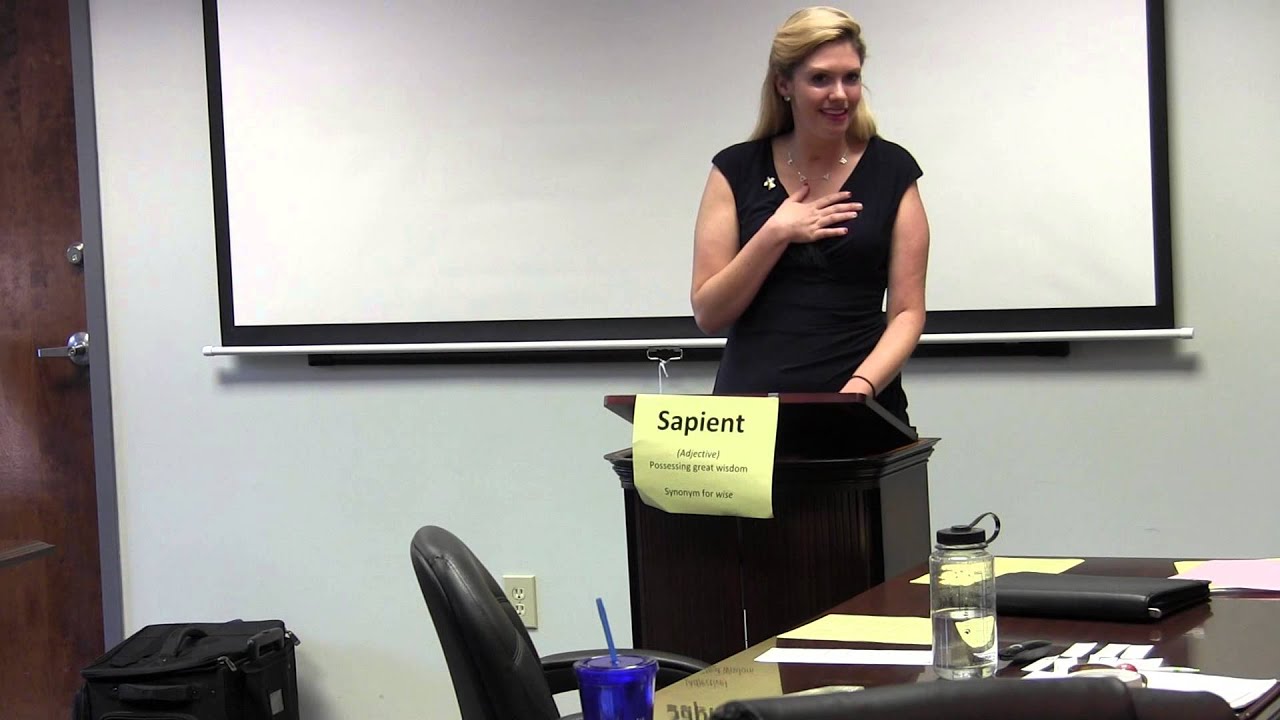 Toastmasters Speech #5 - YouTube