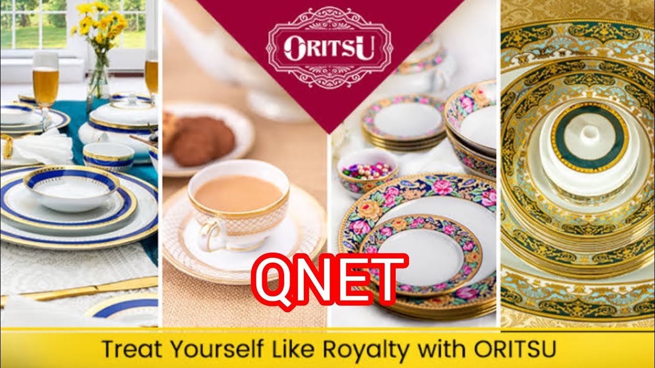 Premium ORITSU dinnerware | luxury ORITSU dinner set | QNET products ...