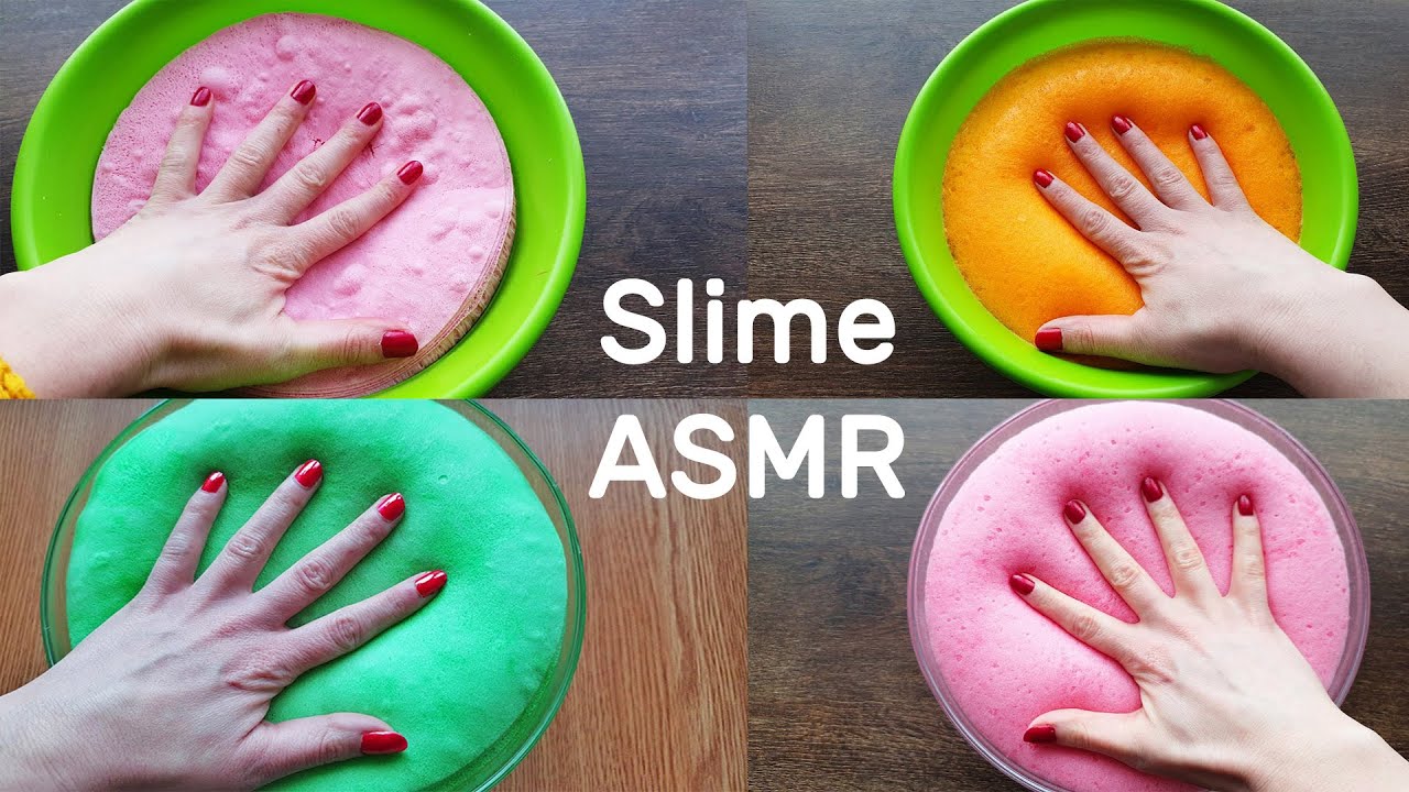 Fluffy Slime Making - Relaxing & Satisfying Slime videos - YouTube