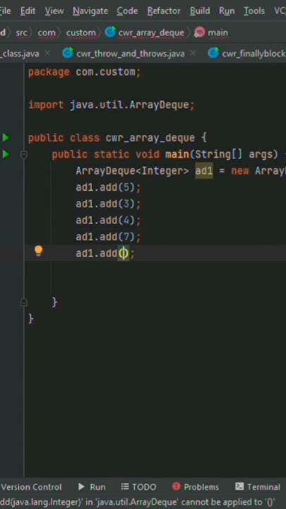 #Arraydeque#array#codingshortvideo#codinglife#advancejava - YouTube