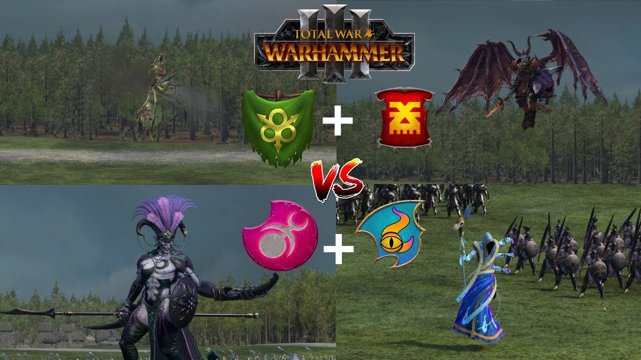 2v2 Chaos Edition - Warhammer 3 Domination - YouTube