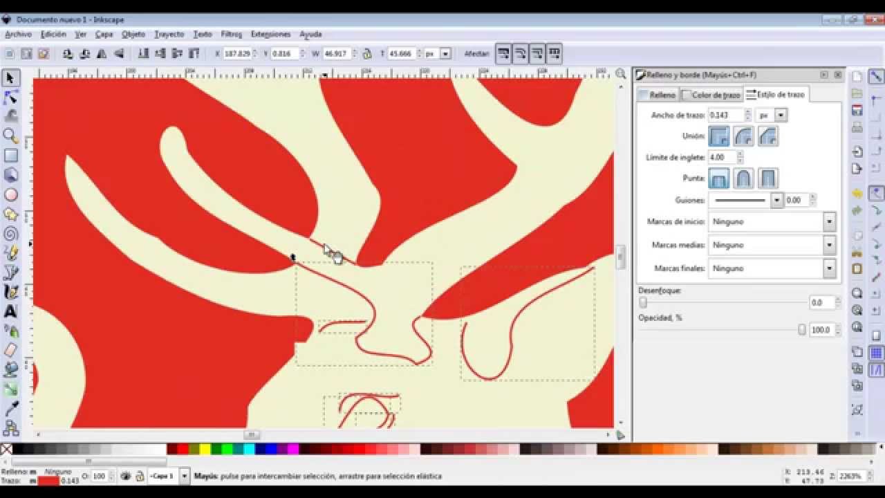 Como hacer un logo simple con INKSCAPE - YouTube