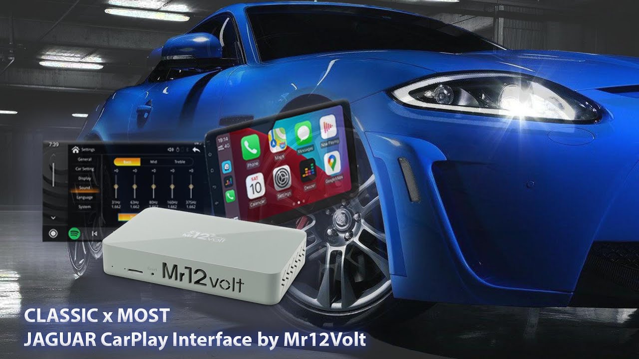 Mr12volt Jaguar XKR XFR CarPlay Android Auto interface introduction ...