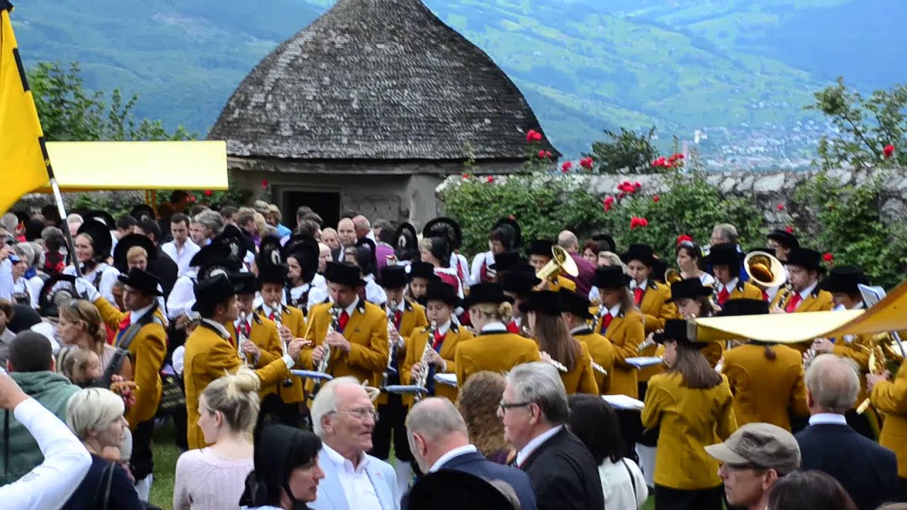 Liechtenstein National Day Party at Vaduz Castle - YouTube