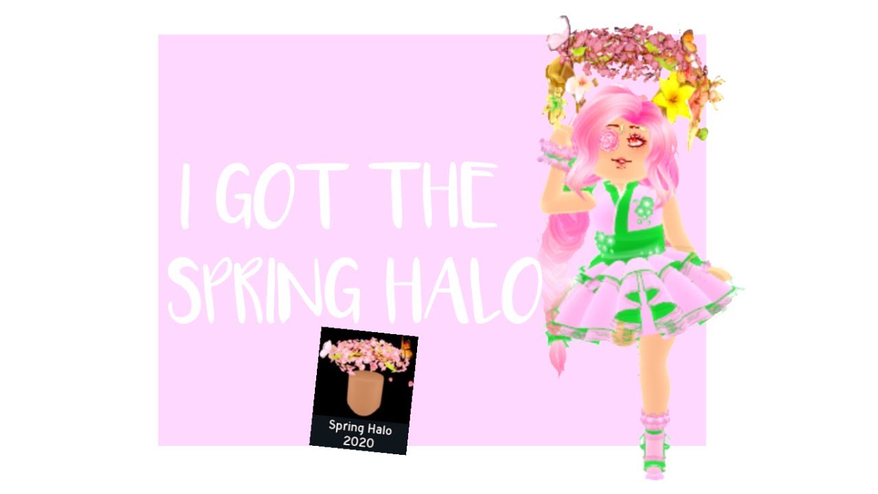 I GOT THE SPRING HALO | Roblox Royale High - YouTube