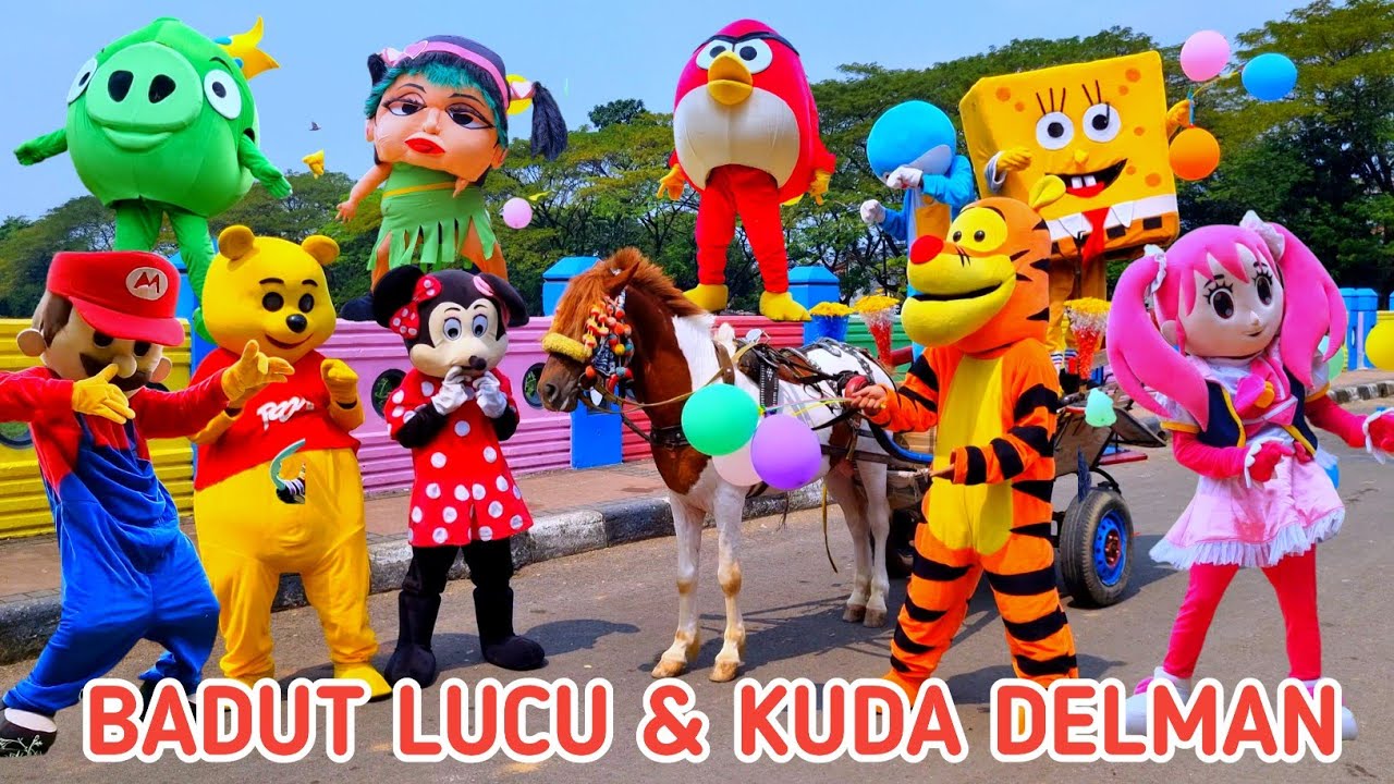 KUDA | LAGU NAIK DELMAN KLIP BADUT LUCU - LAGU INDONESIA TERPOPULER ...