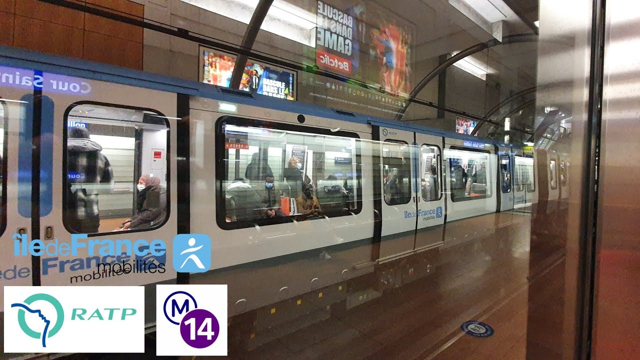 Voyage à bord d'une MP14 sur la L14 - YouTube