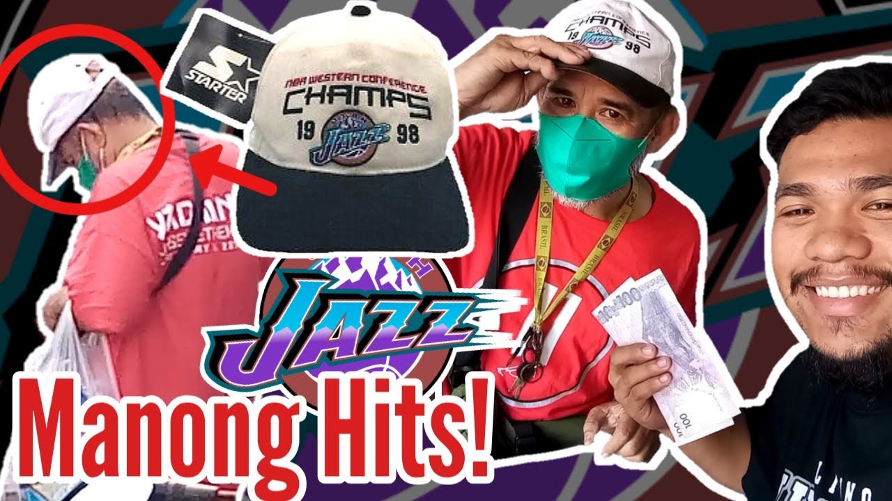 Manong Hits Ep.3 | Vintage Utah Jazz Champs 1998 Starter snapback cap ni Manong na-awitan ko ...