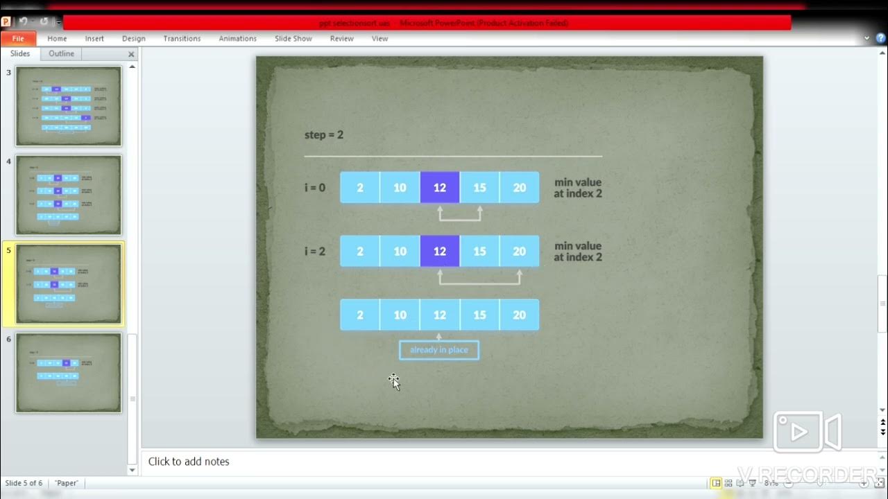 Algoritma Selection Sort - YouTube