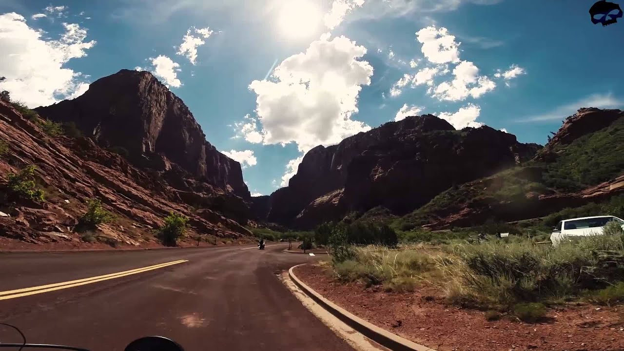 Majestic Utah MotoVlog RoadTrip pt.6 - Kolob Canyon - Butler Maps - YouTube