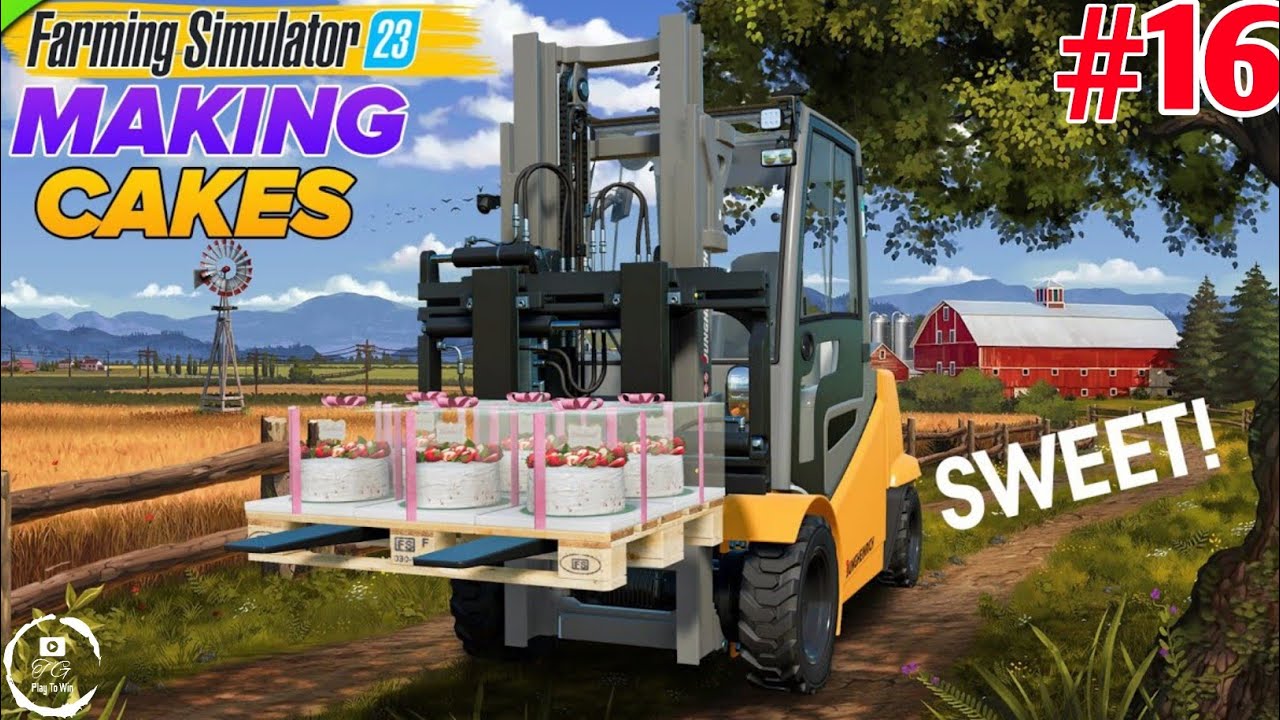 Making cake in farming simulator 23 GAMEPLAY #16 - YouTube