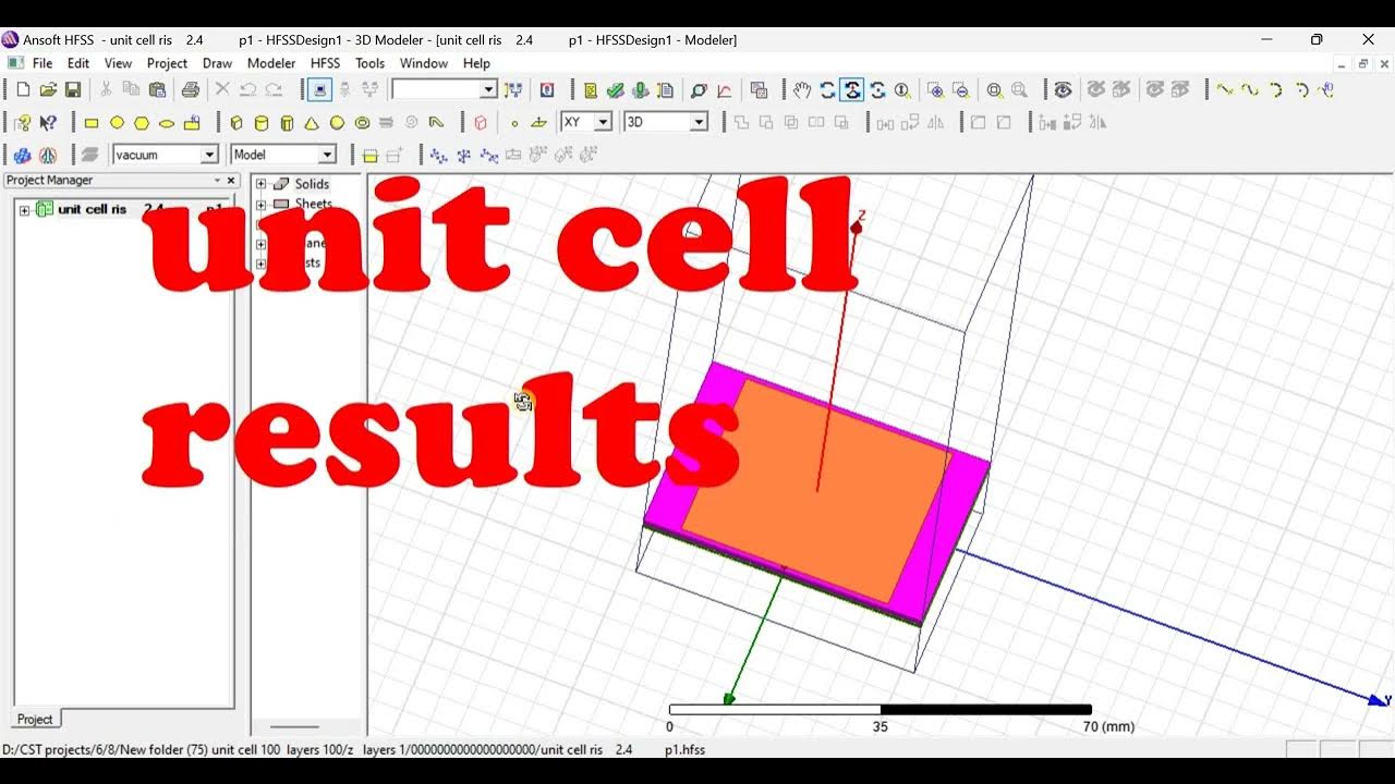 unit cell in hfss - YouTube