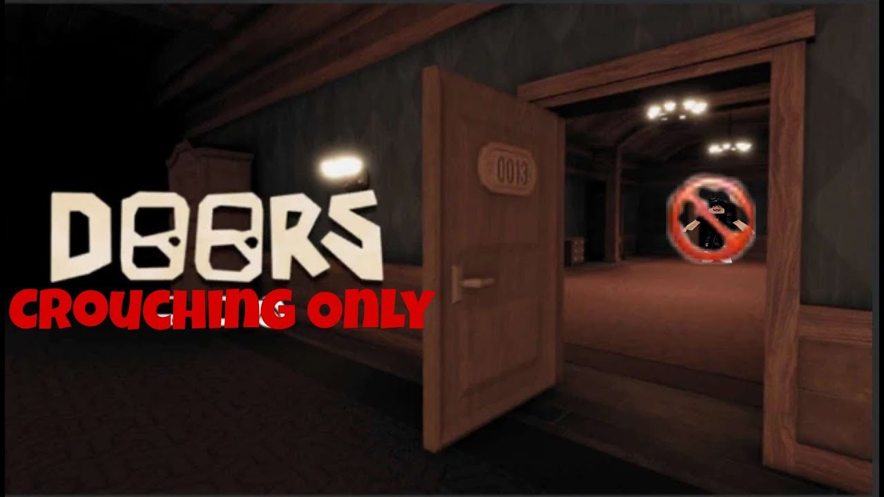 ROBLOX DOORS BUT I CAN ONLY CROUCH? - YouTube