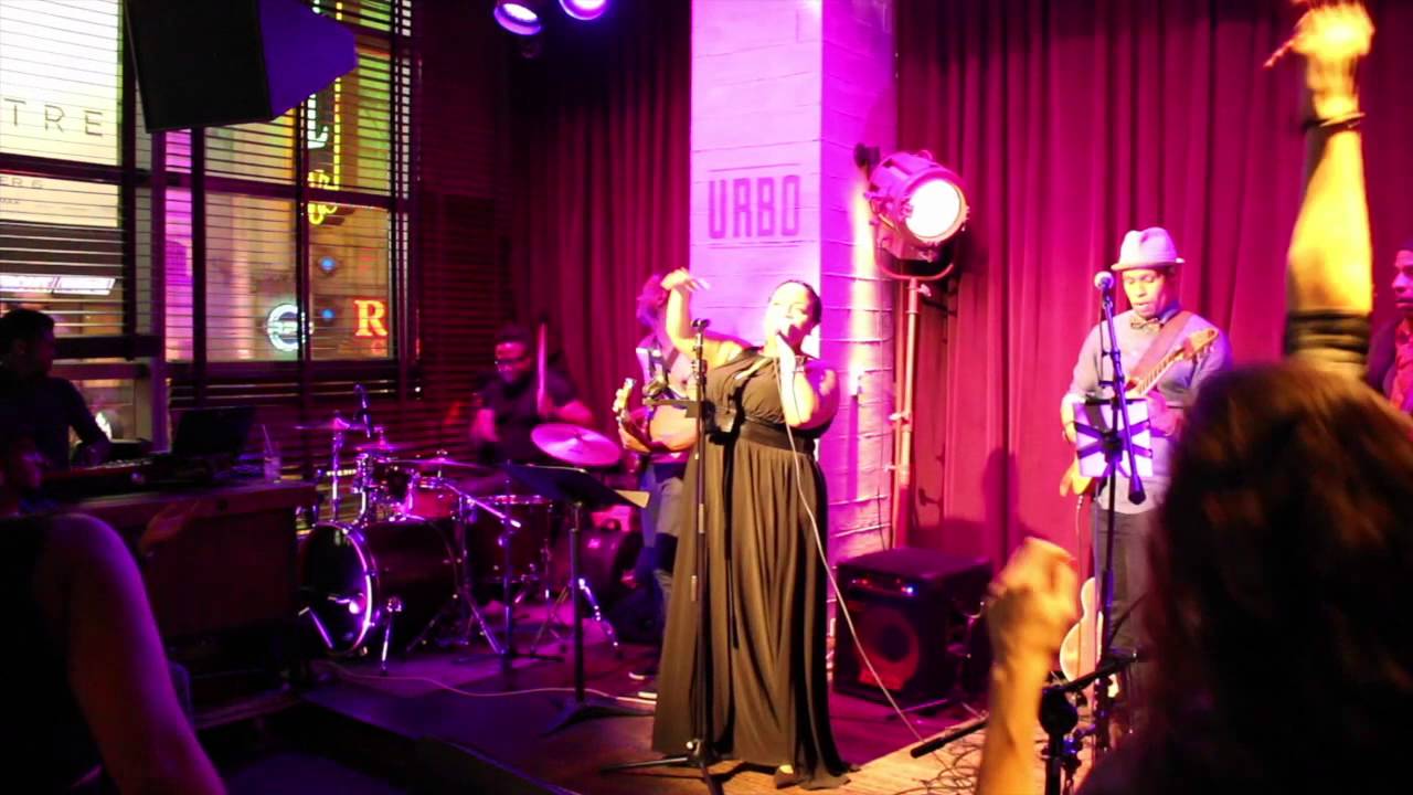 Angela Birchett performs Jessie J's "Bang Bang" at Urbo NYC - YouTube