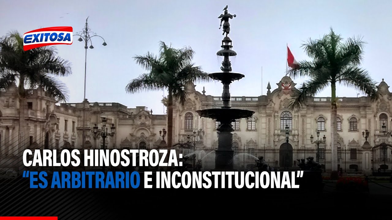 🔴🔵Carlos Hinostroza: "Es arbitrario e inconstitucional" - YouTube