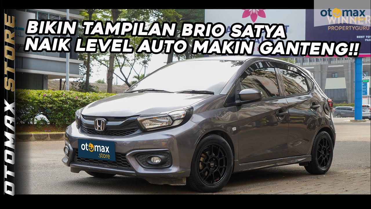 Modifikasi Honda Brio Satya Pakai Velg Lenso Venom VN1 Makin Keren ...
