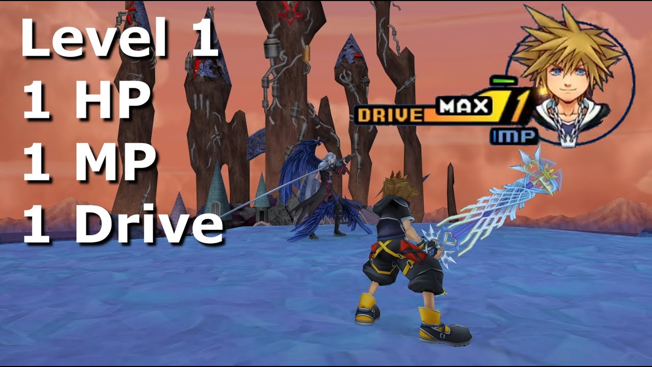 KH2FM (PC) - Lvl 1 Sephiroth but with restrictions... - YouTube