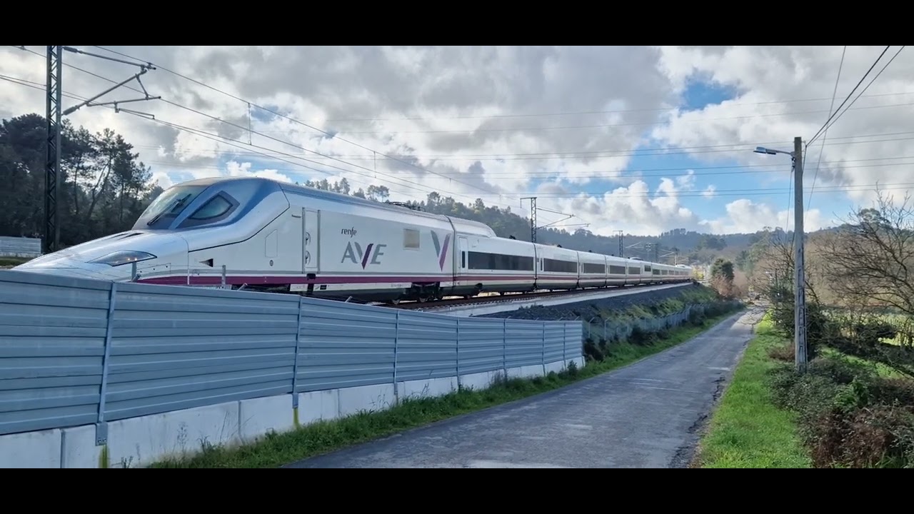Ave s112 destino Ourense por Seixalvo. - YouTube