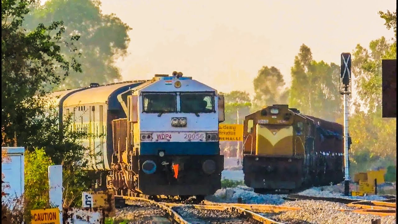 FAST PASSENGER Overtakes KARNATAKA EXPRESS | VLOG | Indian Railways ...