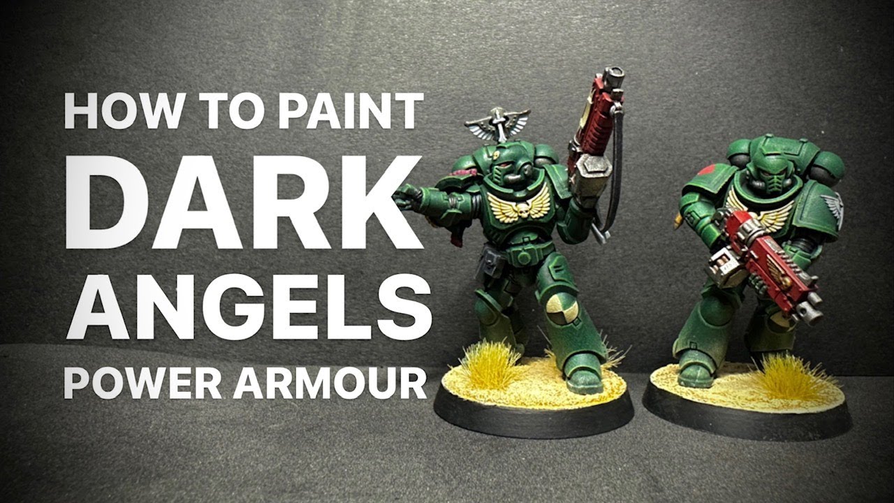 How To Easily Paint Dark Angels Power Armour (And All The Other Bits ...