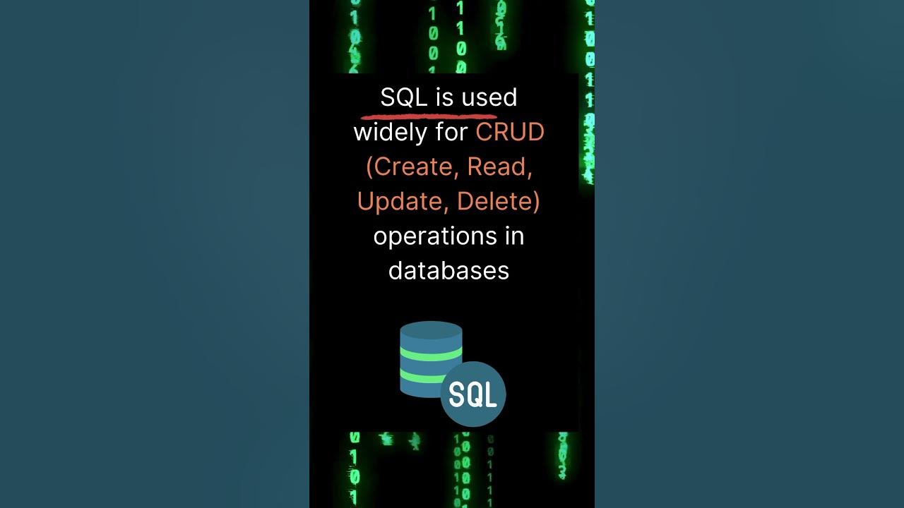 5 Reasons Why You Should Learn Sql Now Shorts Fullstackdev Sql Mysql Code Coding Webapp