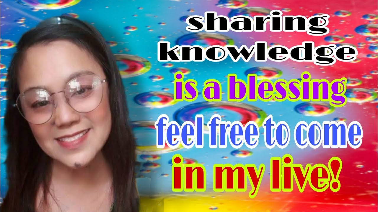 #3.Sharing knowledge is a blessing. Feel free to come in my Live! #live ...