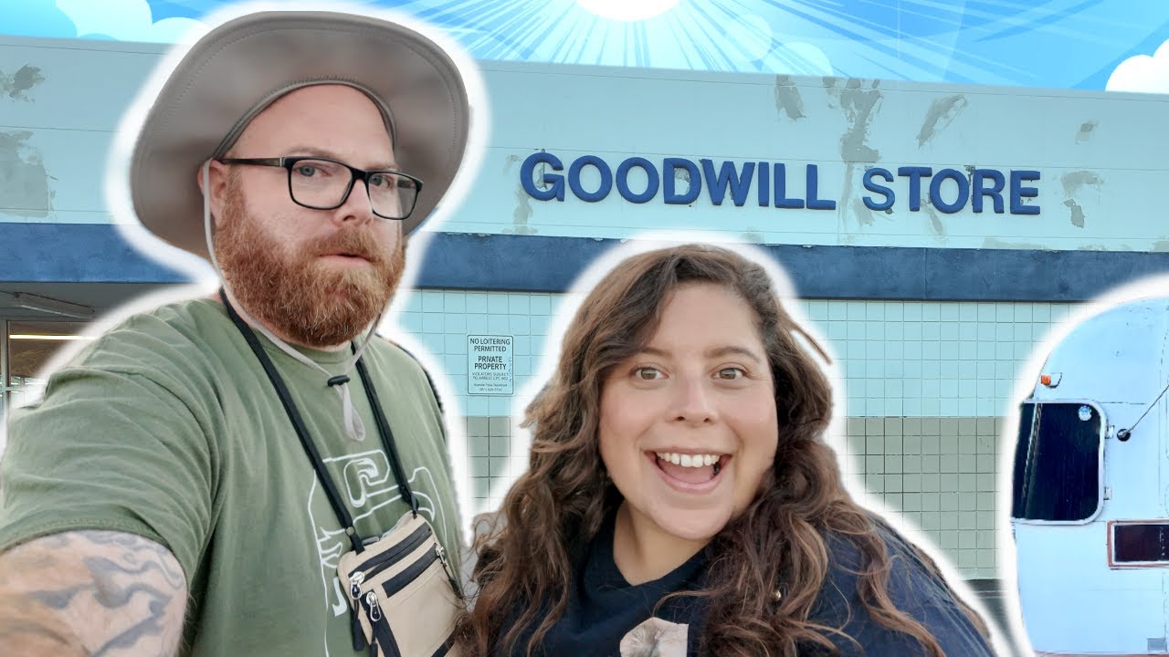 We SHUT DOWN a Goodwill! And Vintage Trailer Update - YouTube