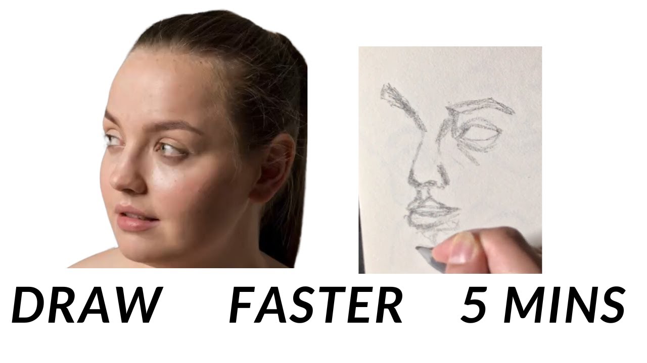 Face Drawing Practice | 5 Minutes Each - YouTube