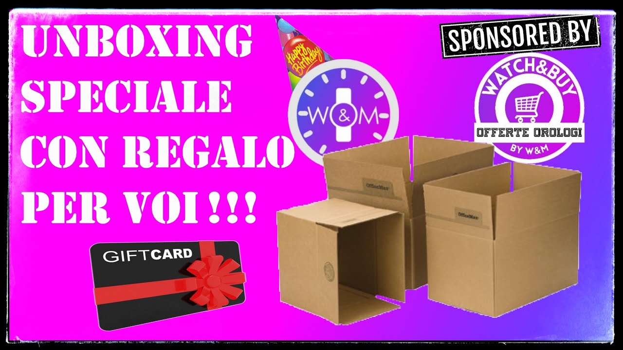 UNBOXING speciale + GIFT CARD AMAZON in REGALO per VOI - YouTube