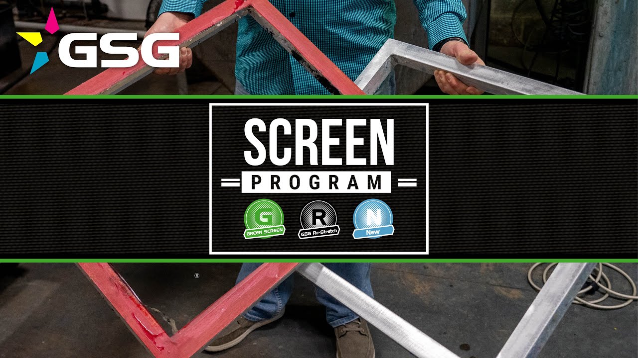 GSG Green Screen Program | Reuse, Re-stretch and Refresh Your Screens ...
