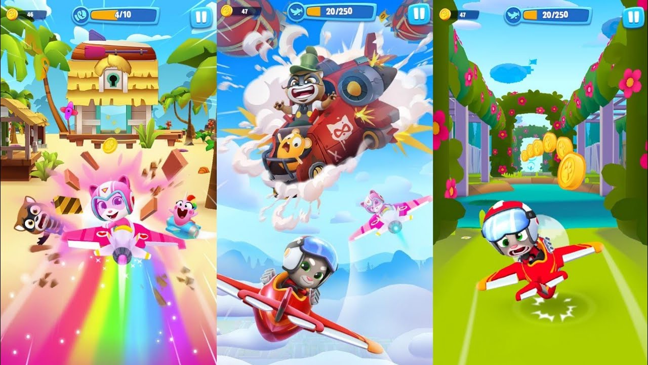 Talking Tom Sky Run #2 - YouTube