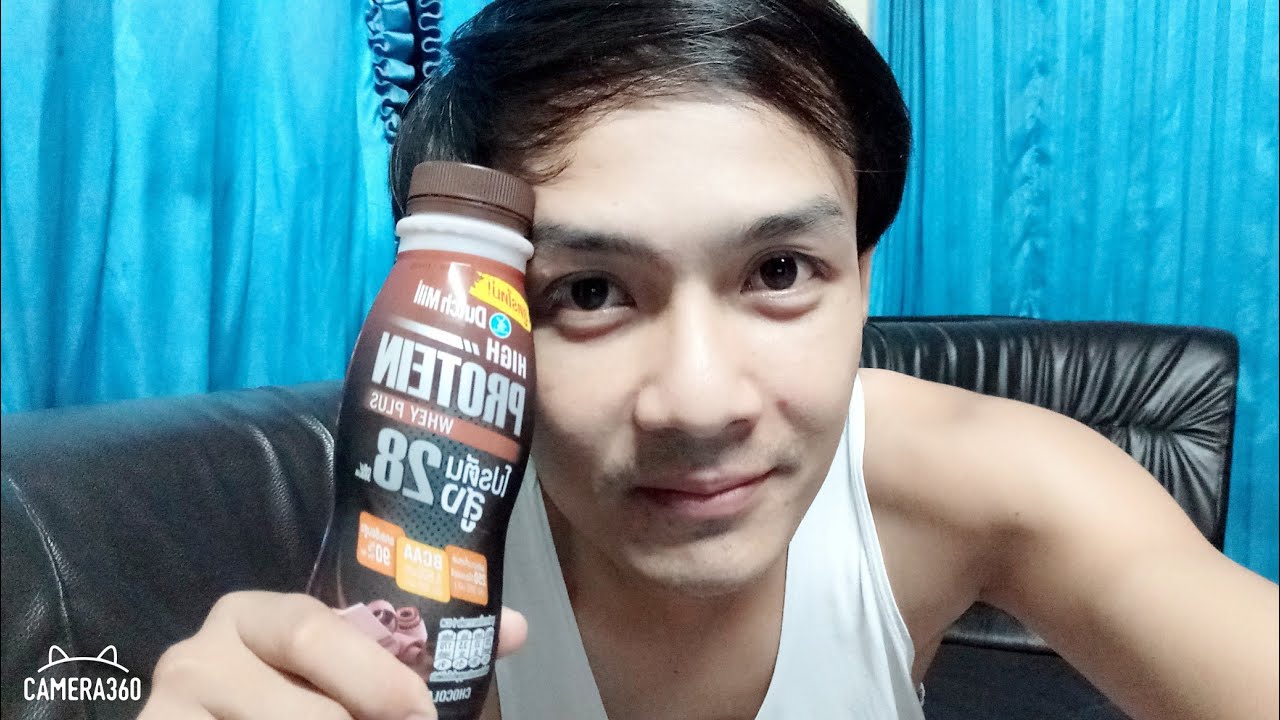 Dutch Mill HIGH PROTEIN WHEY PLUS กินก่อนนอน - YouTube