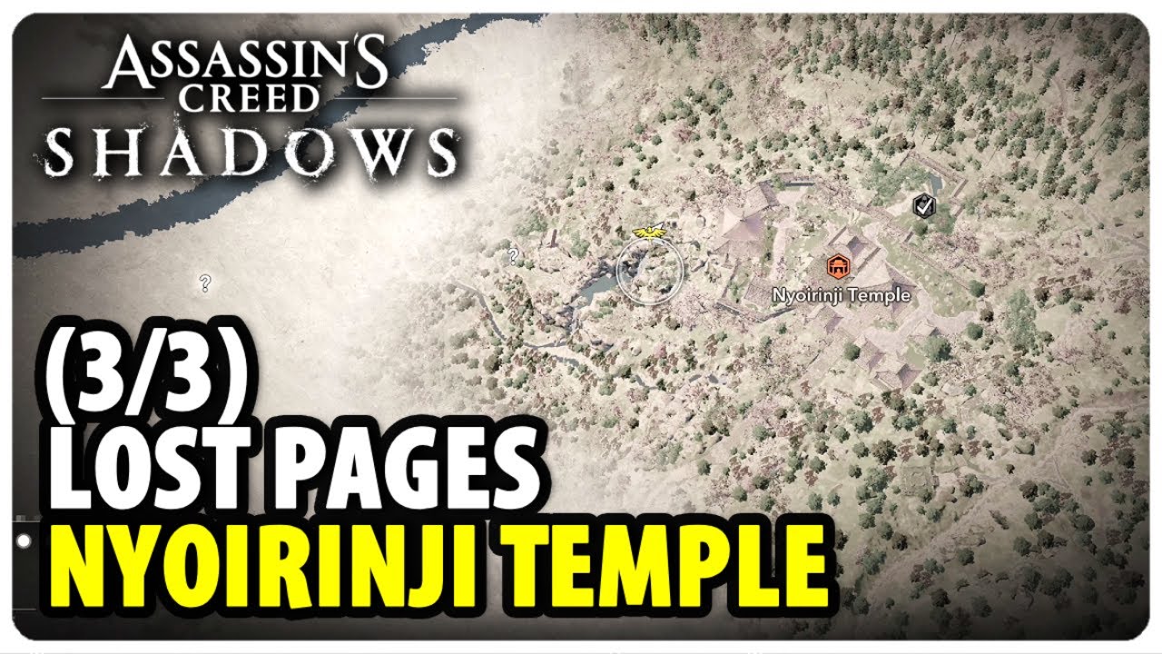 How to Find All Lost Pages - Nyoirinji Temple | Assassin's Creed ...