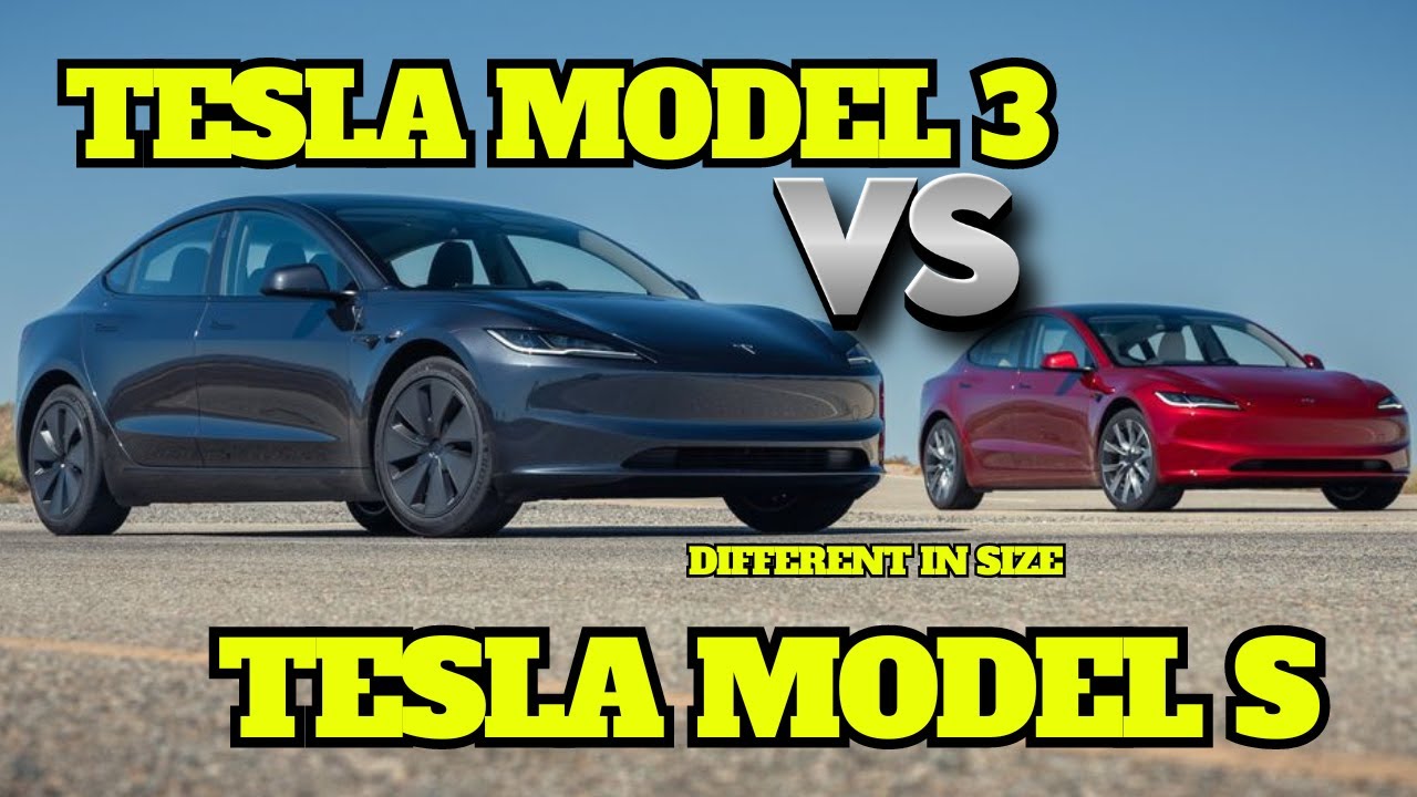 Tesla Model 3 vs Model S Different in Size, But Wh - YouTube