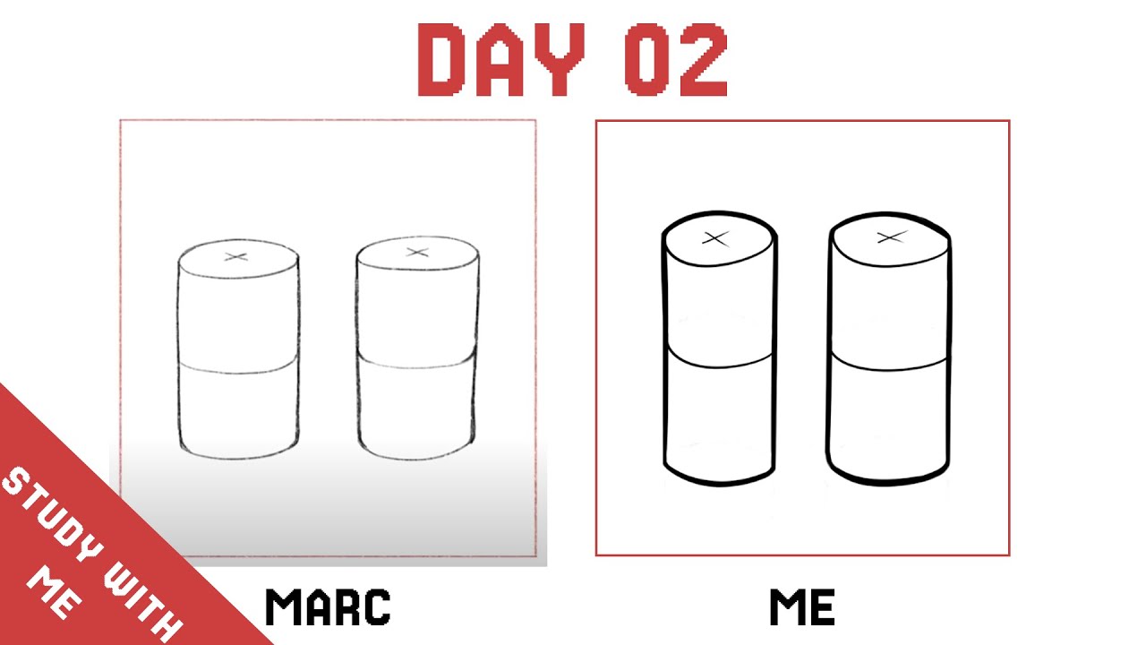 [Digital ver.] I learn to draw FACES by following Marc Brunet 30 days ...