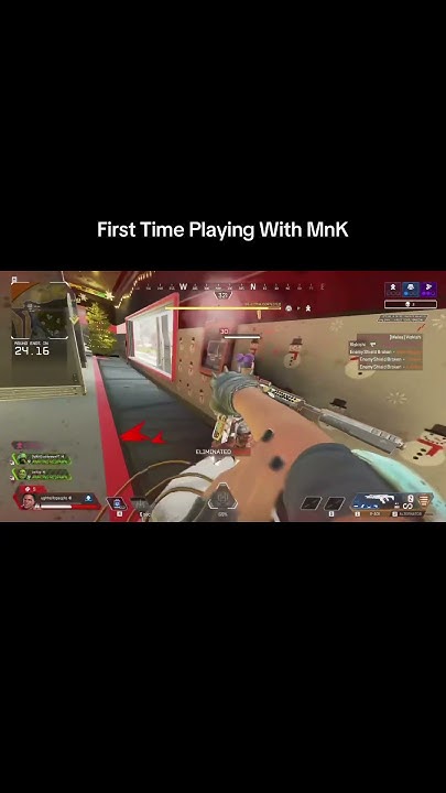 Had To Result To Using My Fist Since I Have Bad Aim on MnK#aim #badaim #apex #wow - YouTube