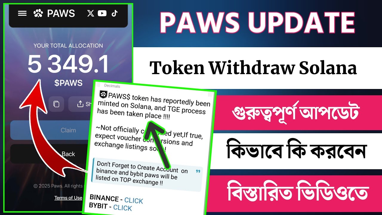 paws token withdraw solana | paws token price | paws listing on bybit ...