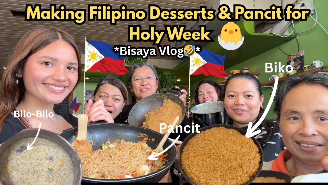 Making Filipino Desserts and Pancit for Holy Week | Bisaya Vlog🇵🇭 - YouTube