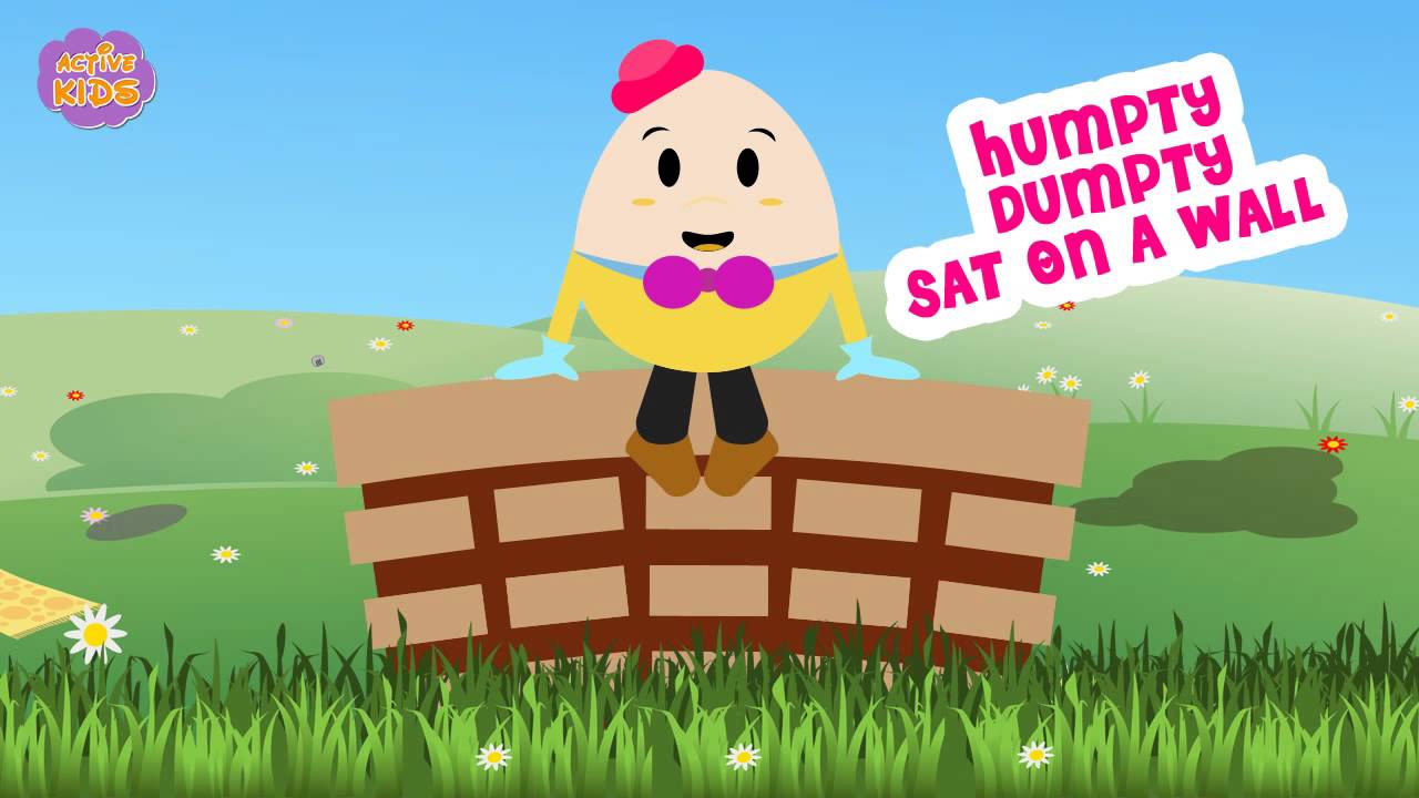 Humpty Dumpty Nursery Rhyme For Kids | English Nursery Song For ...